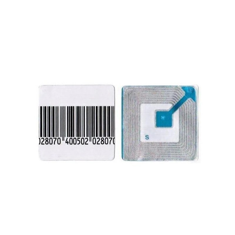 RF 82MHz Security Labels Set – 1000 Self‑Adhesive 4×4cm Tags with ...