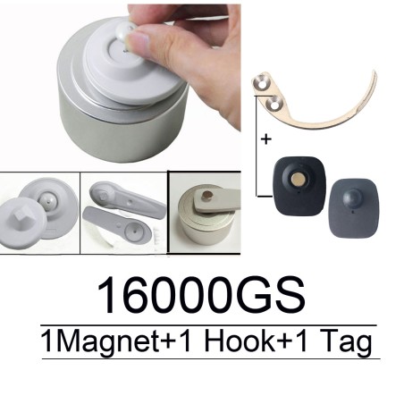 Professional grade 16000GS Magnetic Tag Detacher for EAS systems + Hook ...